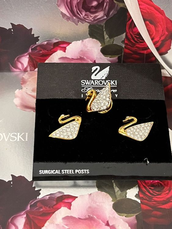 Swarovski vintage Set , 18k vergoldet, original und neu (Neu (gemäss Beschreibung)) in ...