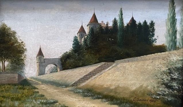 Peinture sur toile Claude SAVARY (XXe siècle) (Gebraucht) in Estavayer ...