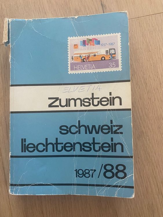 Zumstein Schweiz Liechtenstein 1987 / 88 Briefmarkenkatalog | Kaufen auf Ricardo
