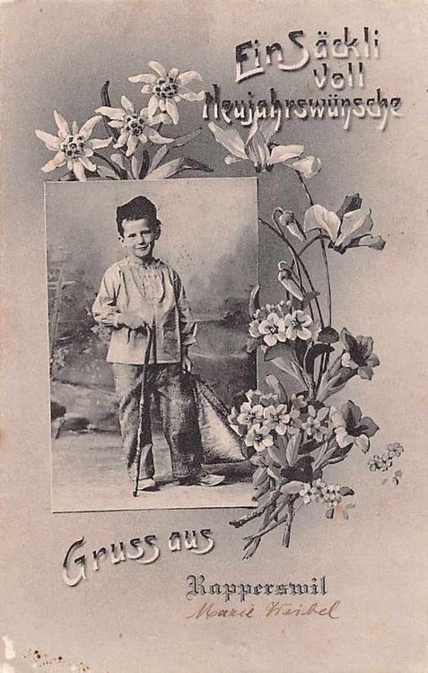 Schöne alte Postkarte Gruss aus RAPPERSWIL 1907 (Gebraucht) in Winterthur für CHF 2.5 – mit ...