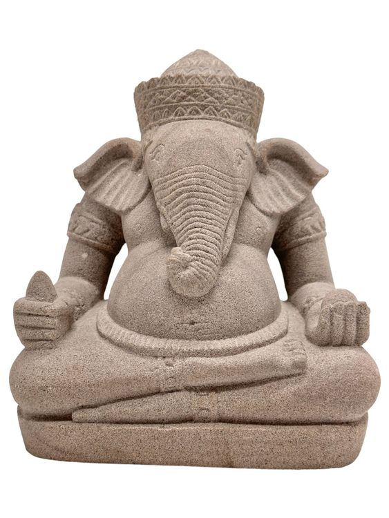 Statue Lord Ganesh en grès par Artisans Angkor Siam Cambodge (Gebraucht ...