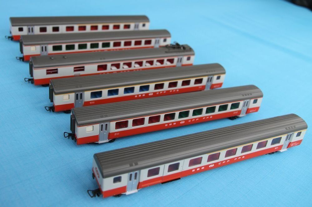 Lilliput, Swiss Express, Personenwagen, 6 teilig, HO, AC, | Kaufen auf Ricardo