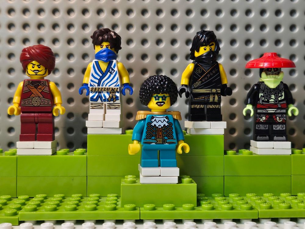5 Lego-Minifiguren Ninjago, njo637, njo648, njo636, njo575.. (Gebraucht ...