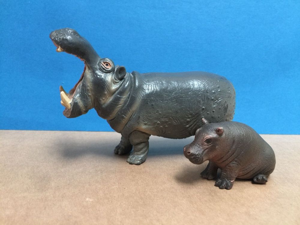 Schleich Nilpferd Flusspferd Kalb | Kaufen auf Ricardo
