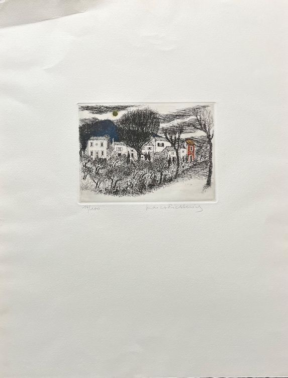 Marco Richterich (1929-1997) Radierung Handsigniert (Gebraucht) in Hochdorf für CHF 5 – mit ...