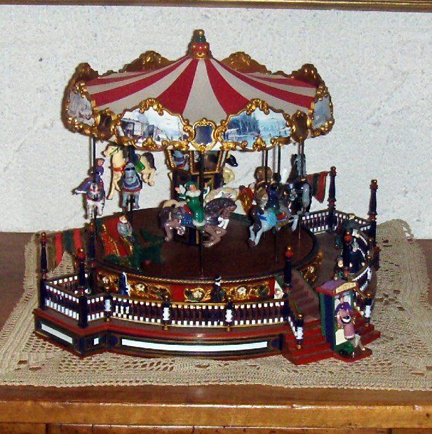 Karussell mit Musik, 30 Lieder beleuchtet, Nostalgie Rarität (Neu und ...