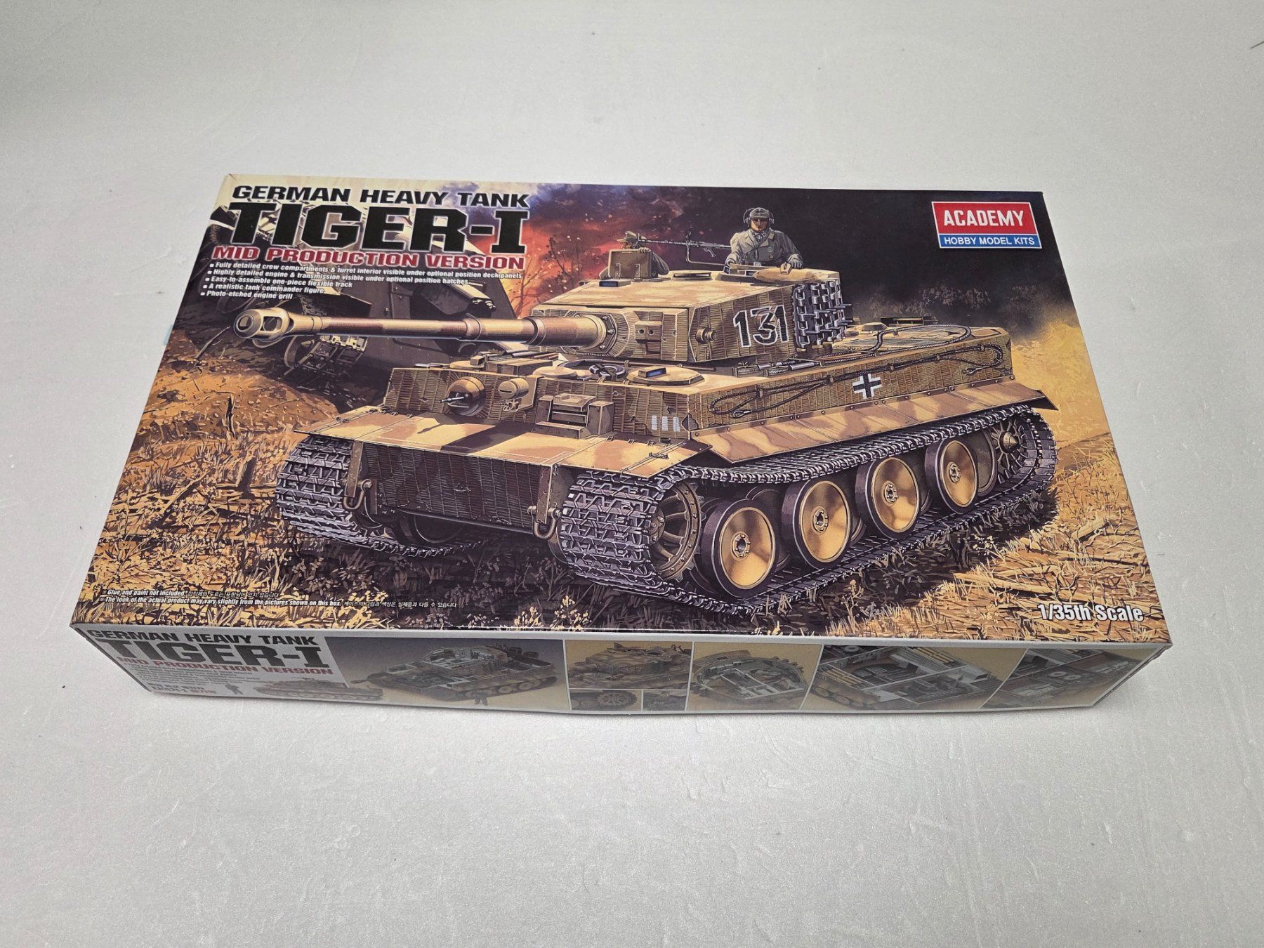 Academy 13265 German Heavy Tank Tiger-I 1:35 (Neu und originalverpackt ...