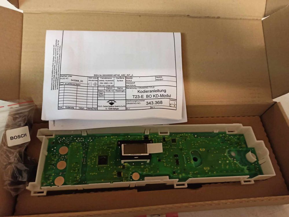 Control Module for Bosch Siemens | Kaufen auf Ricardo