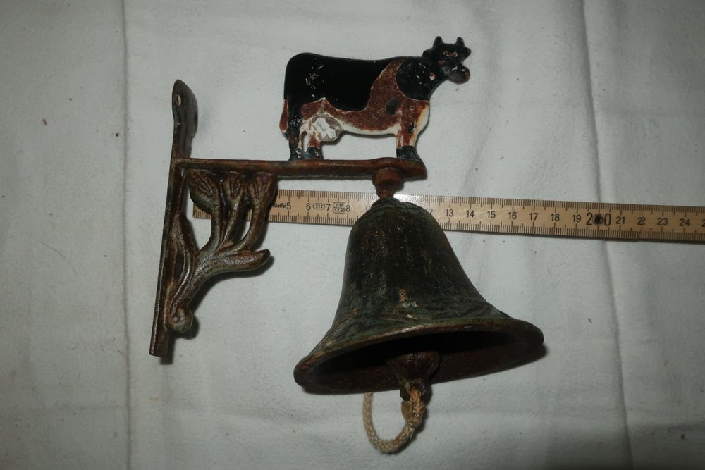 Gusseisen Glocke mit Kuh-Motiv, Vintage, Eingang, ab 1 Fr.!! (Gebraucht) in Pfeffikon LU für CHF ...
