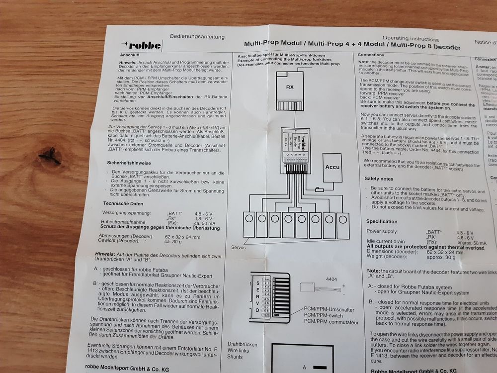 robbe Multi Prop Decoder | Kaufen auf Ricardo