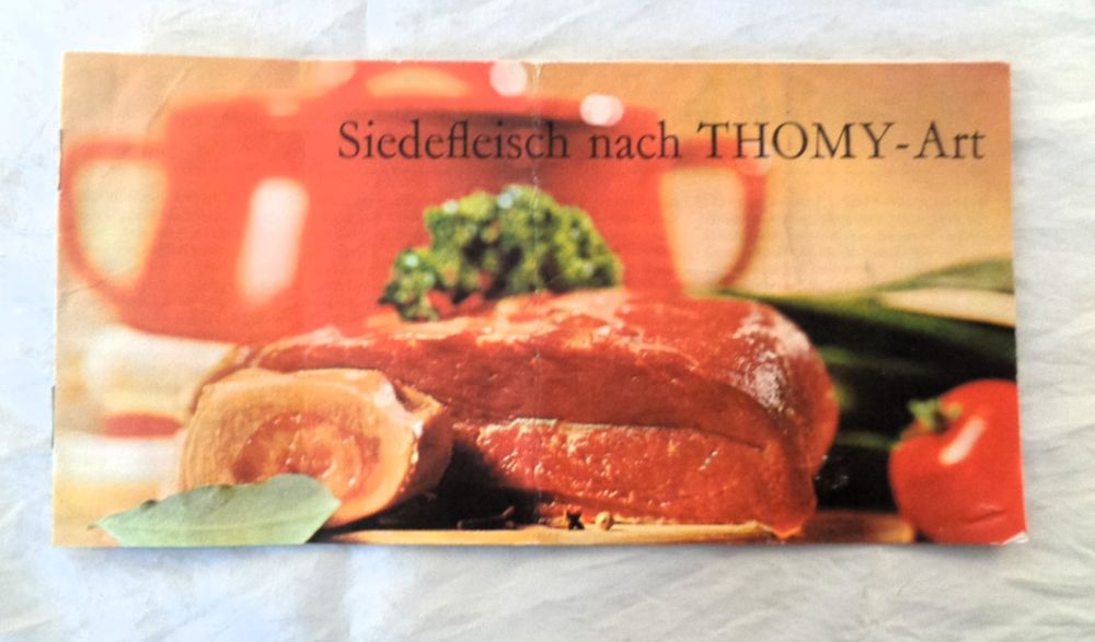 Thomy Senf Rezepte / Siedfleisch nach Thomy - Art / Heft | Kaufen auf ...