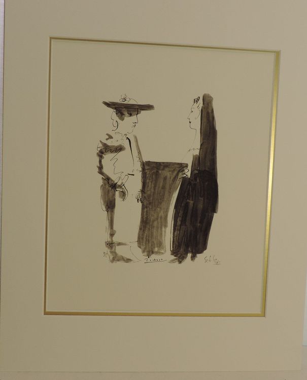Picasso Litho, Kunstdruck im Passepartout | Kaufen auf Ricardo