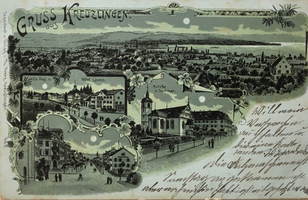 Gruss aus Kreuzlingen, grüne Litho, 1899 (Gebraucht) in Frauenfeld für CHF 14 – mit Lieferung ...
