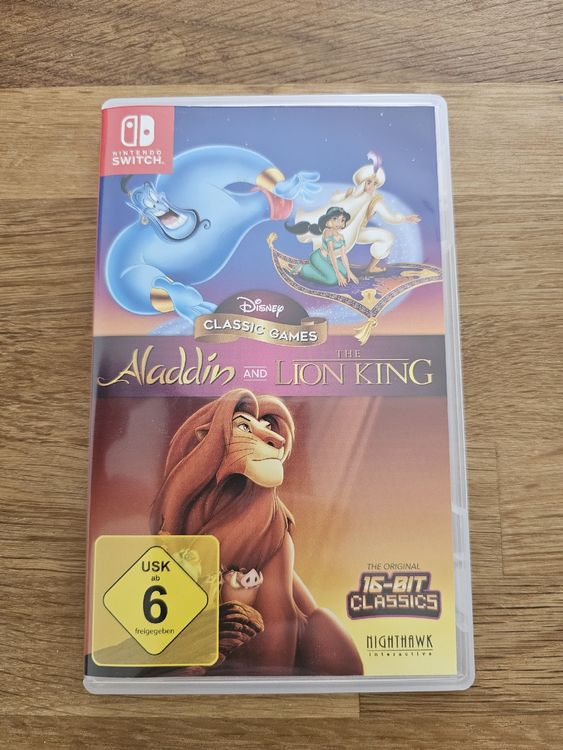 Disney Classic Games Aladdin & Lion King Nintendo Switch (Neu (gemäss ...