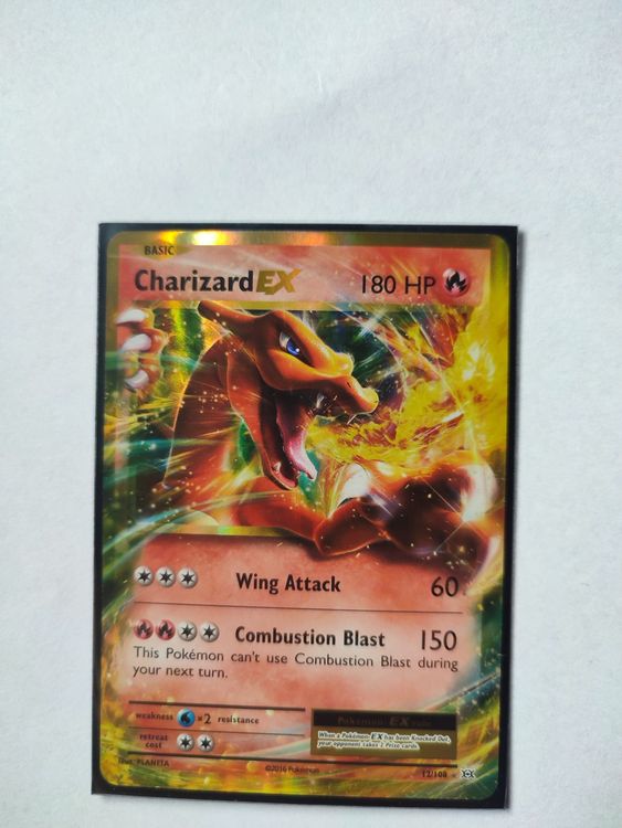 Pokémon Charizard EX 12/108 Evolutions NM (Neu (gemäss Beschreibung ...
