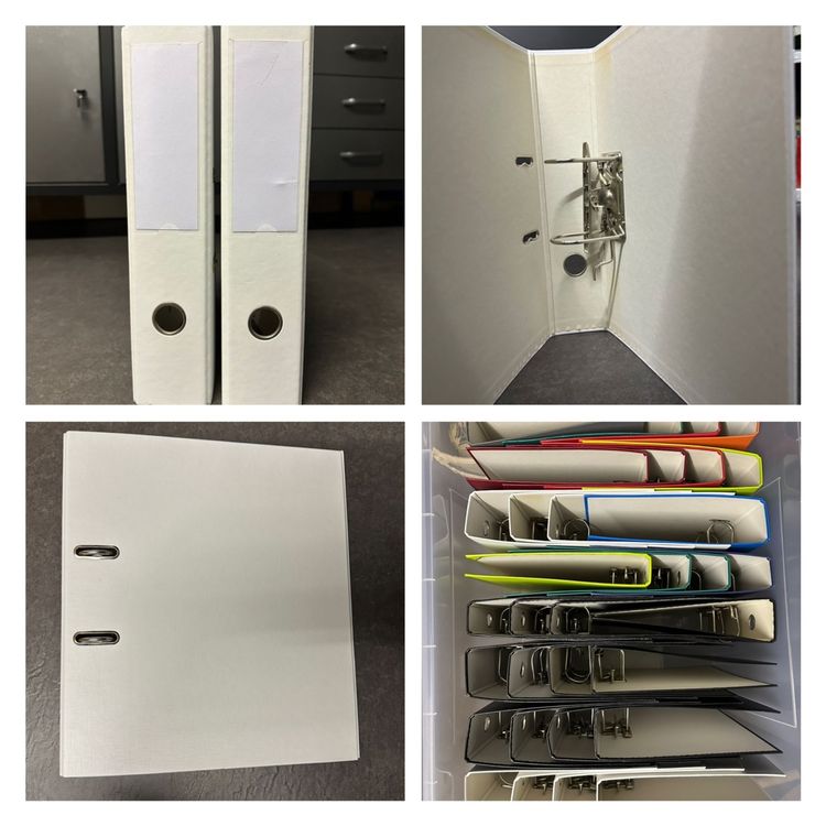 insgesamt 32 Ordner in weiss und diverse farben (Gebraucht) in ...