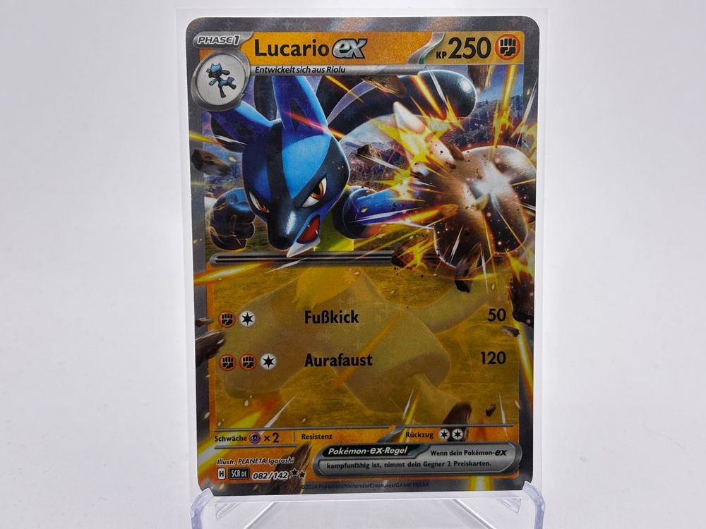 Stellarkrone - Lucario ex (SCR 82) - DE (Gebraucht) in Allschwil für ...