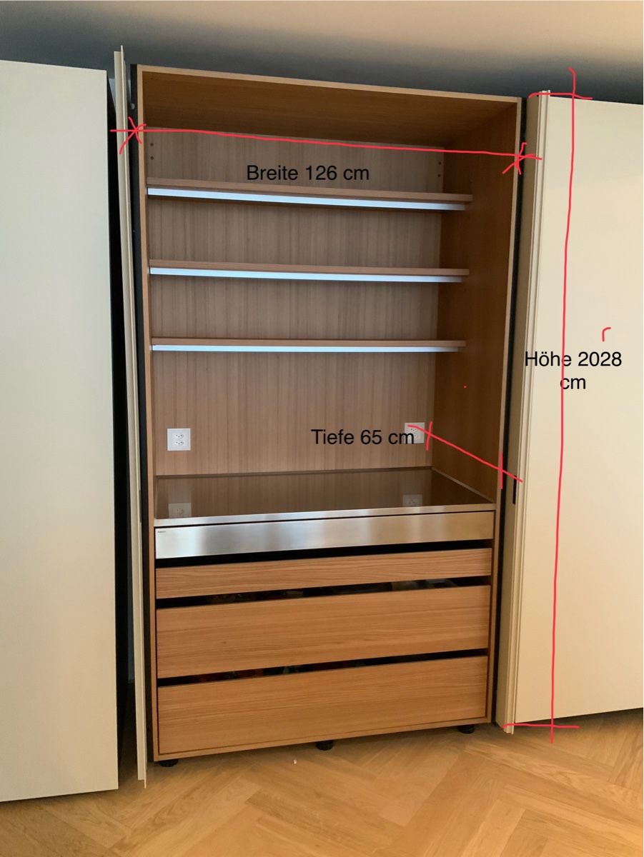 Kitchen open bar/ cabinet from Poliform (New) (Neuf (Voir description ...