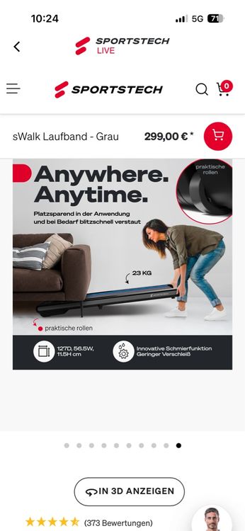 Sportstech sWalk Laufband (Neu (gemäss Beschreibung)) in Emmen für CHF ...