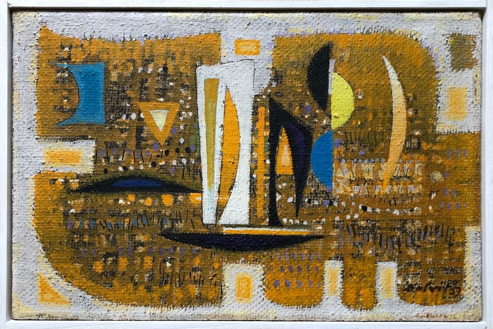 Oskar DALVIT (1911-1975), bedeutendes Original Ölgemälde! (Gebraucht ...