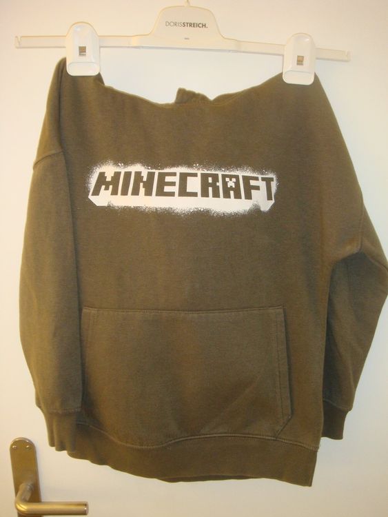 Minecraft Kapuzenpullover Gr. 134/140 (Gebraucht) in Reinach BL für CHF ...