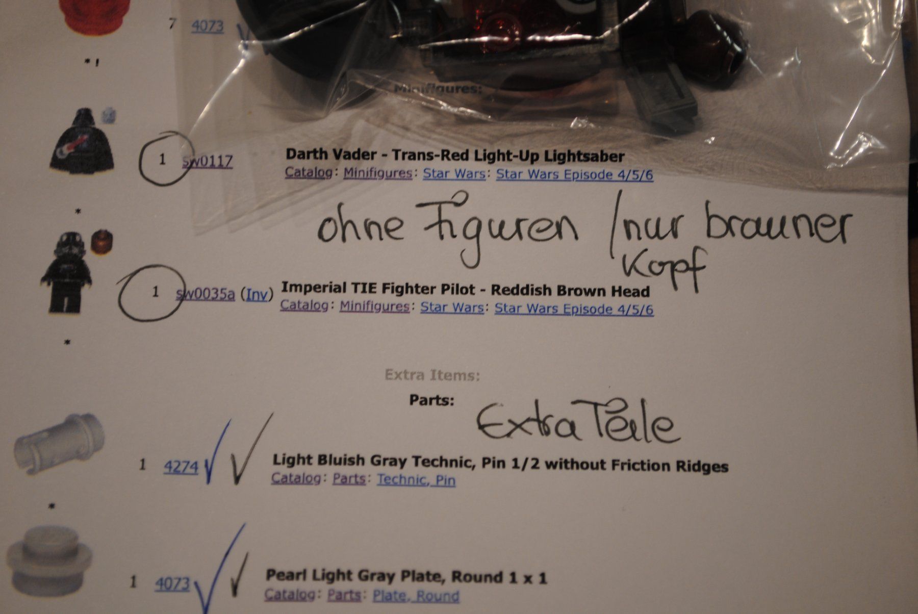 SW Lego-Set 7263 leider ohne BA sonst fast kompl. (Gebraucht) in St ...