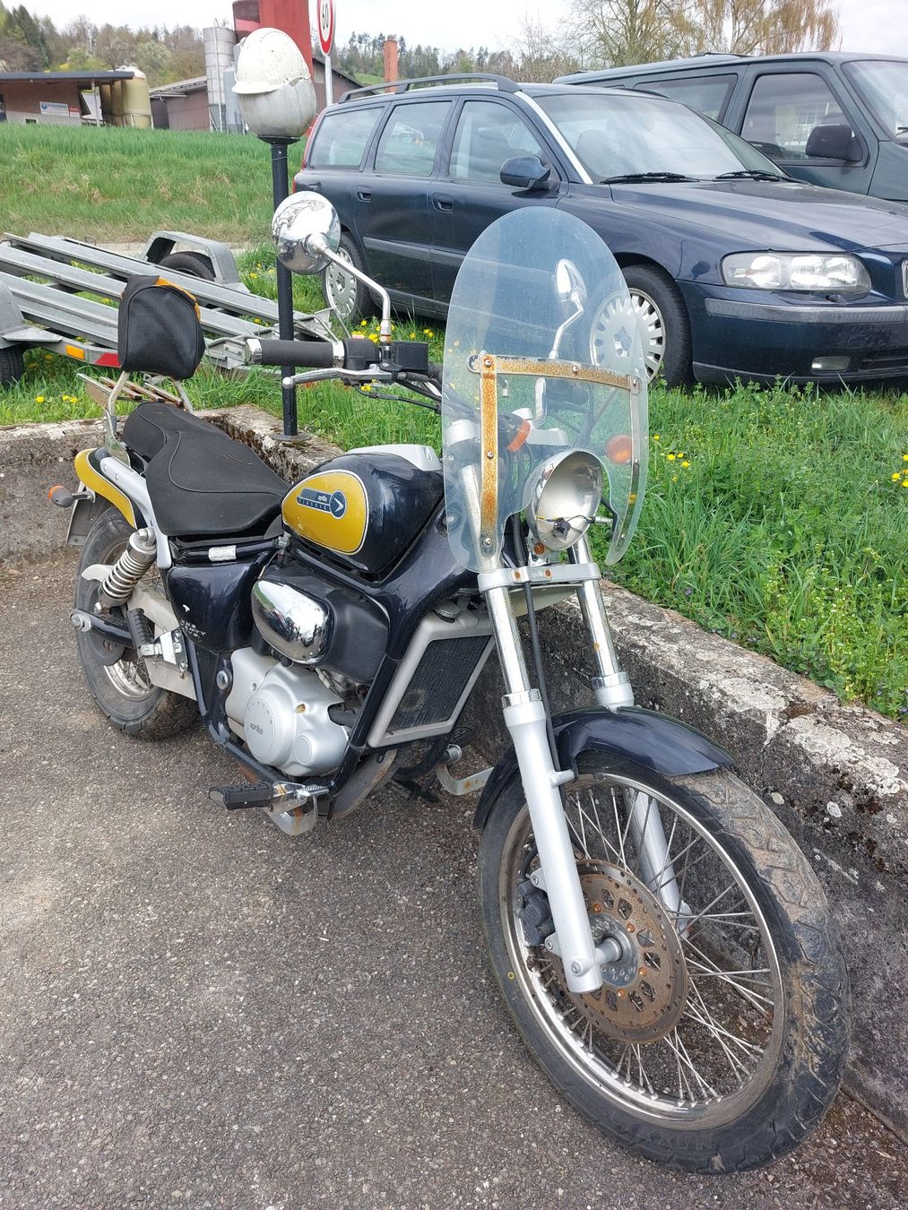 Aprilia Classic 125 Chopper Zwei Tackt Motorrad A1 ab 1 Fr.- (Defekt ...