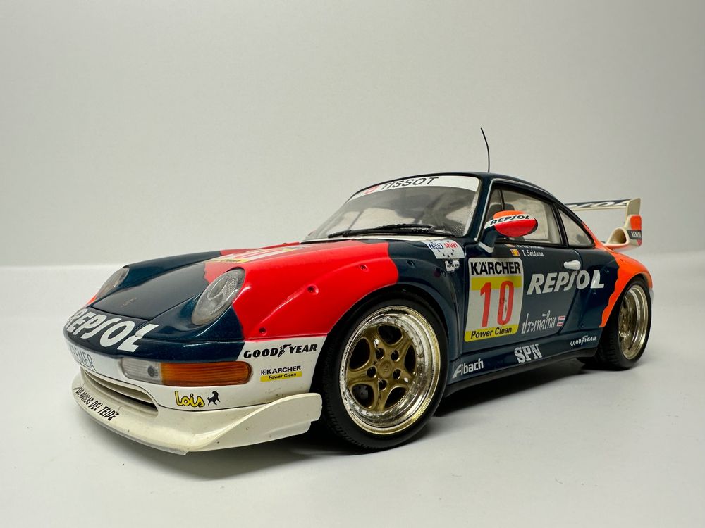 Porsche 911 GT2 1:18, Repsol, Orleans, Saldana, UT Models | Kaufen auf ...