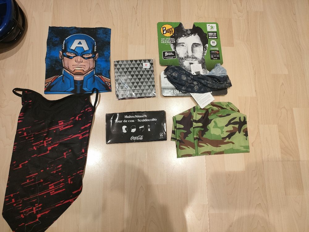6er Set Multifunktionstücher, Buff, Captain America (Neu (gemäss ...