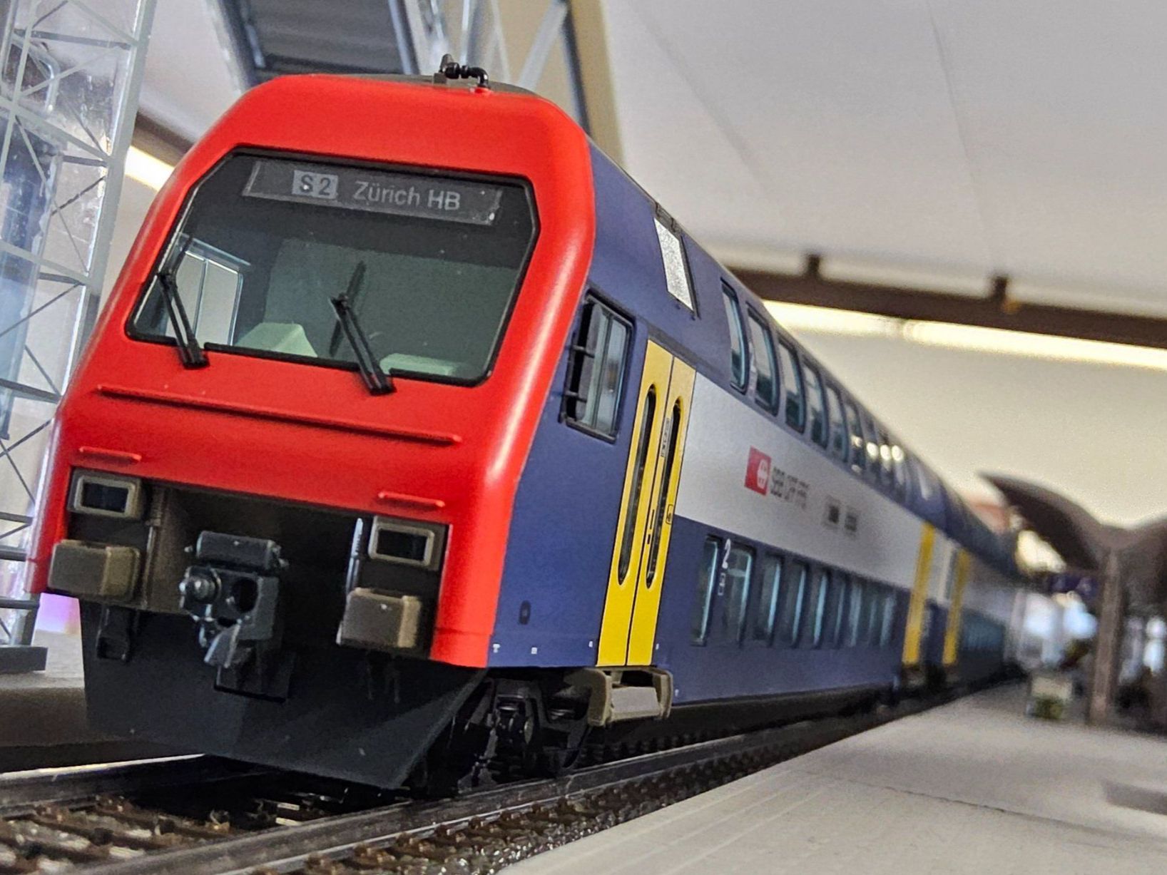 SBB ZVV __ 3er Set __ S Bahn __ Doppelstock Wagen __ OVP H0 (Gebraucht ...