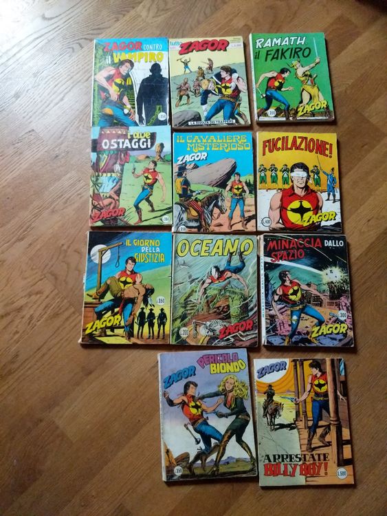 11 x Zagor comic italiani antichi (Gebraucht) in Oberdiessbach für CHF ...