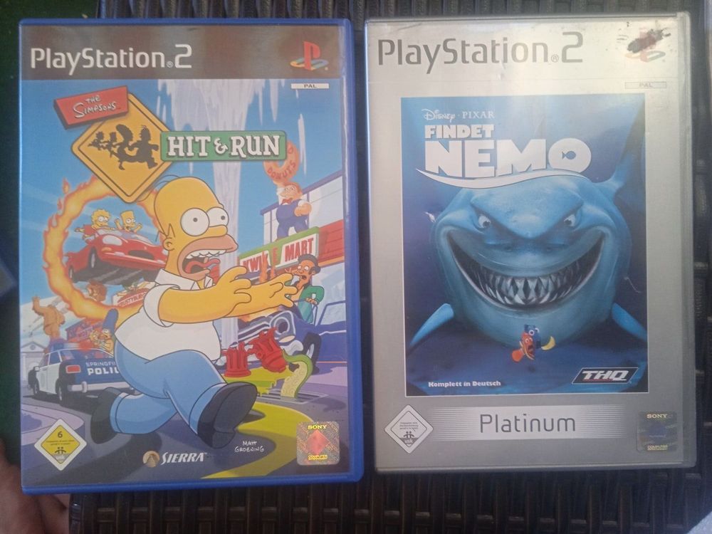 Playstation 2 The Simpsons und Findet Nemo (Gebraucht) in Turbenthal ...
