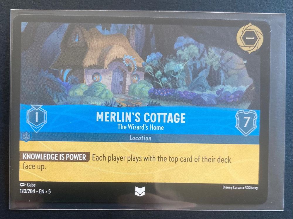 Lorcana FOIL MERLIN'S COTTAGE 170/204 EN-5 Uncommon (Gebraucht) in ...