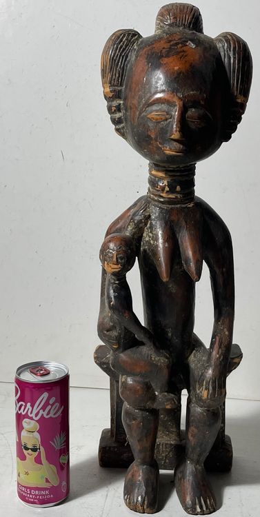 Grosse Sehr Alte Afrikanische Skulptur aus Holz | Kaufen auf Ricardo