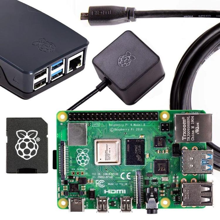 Neu: Raspberry Pi 4 4GB + NT + Case + 32GB microSD + mHDMI (Neu (gemäss ...