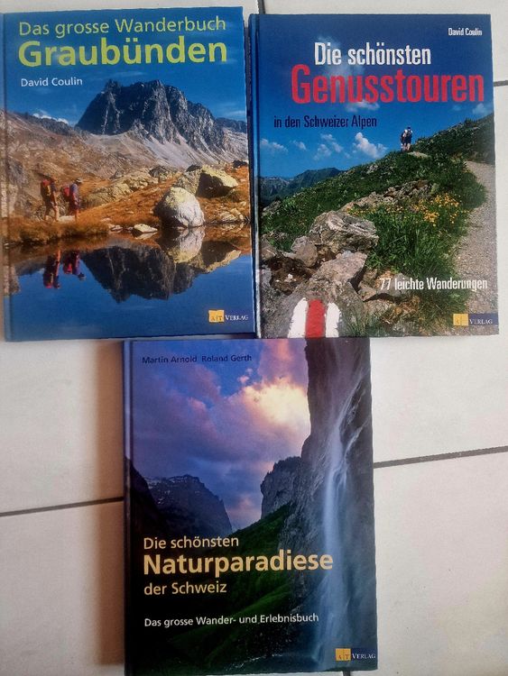 3 Wanderbücher Schweiz: Graubünden, Alpen, Naturparadiese | Kaufen auf Ricardo