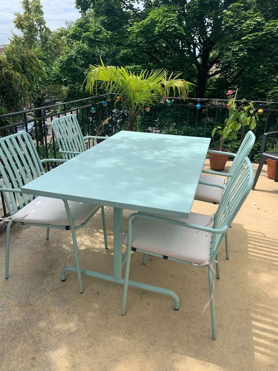 Giardimo LAB Gartentisch inkl. 4 Stühle (Gebraucht) in Niederwangen BE ...