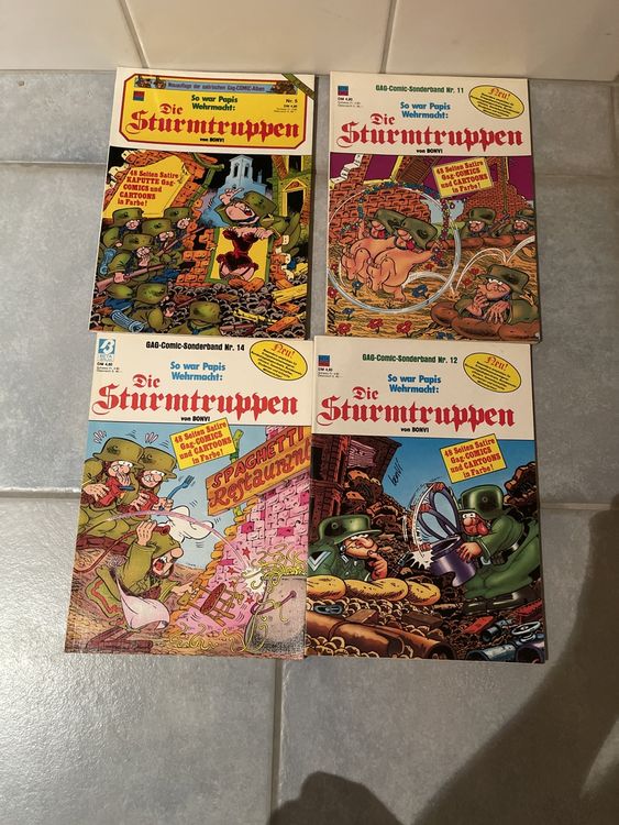 4 Die Sturmtruppen Comics (Gebraucht) in Unterkulm für CHF 25 – mit ...