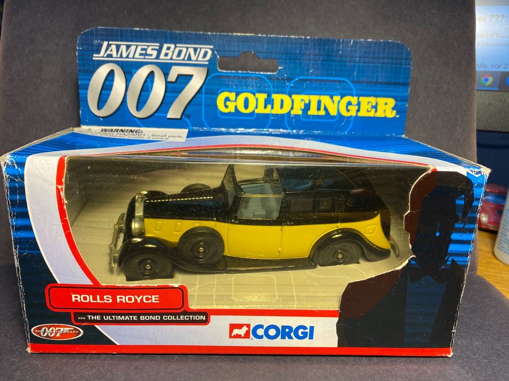 Corgi James Bond 007 Goldfinger Rolls-Royce Phantom 1:43 OVP (Neu und ...