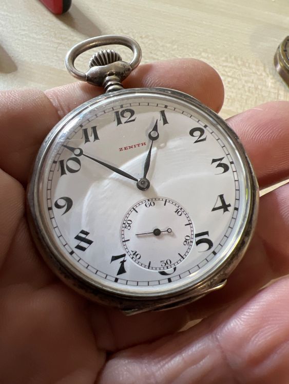 Zenith Taschenuhr echt Silber 51 mö (Gebraucht) in Pfeffingen für CHF 201 – mit Lieferung auf ...