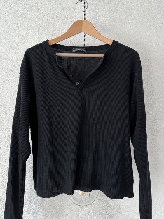 Schwarzer dünner Pulli von Brandy Mellville | Kaufen auf Ricardo