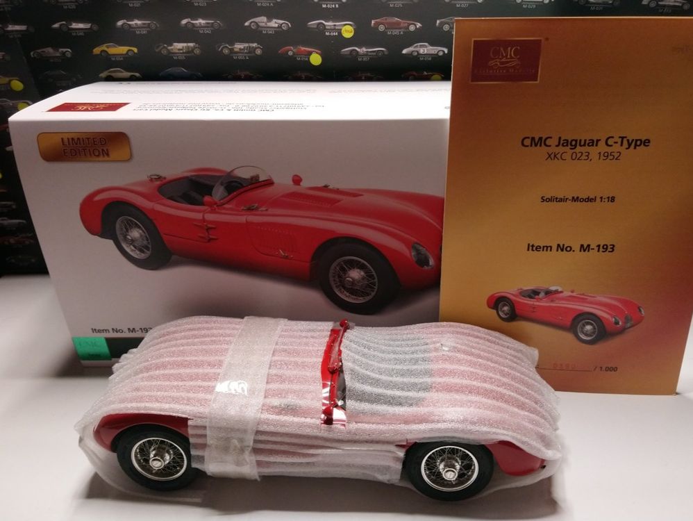Jaguar C Type von CMC in 1:18 (Gebraucht) in Wittenbach für CHF 500 ...