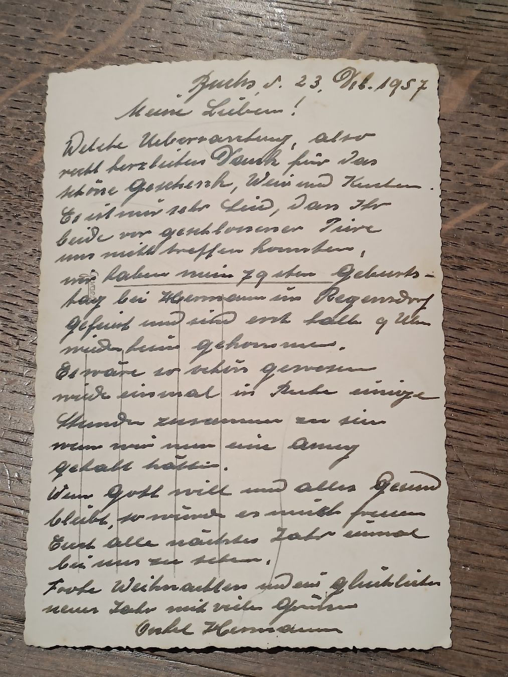 Echt Photo Karte / Wohnhaus in Buchs ZH Ausgabe 1957 (Gebraucht) in ...