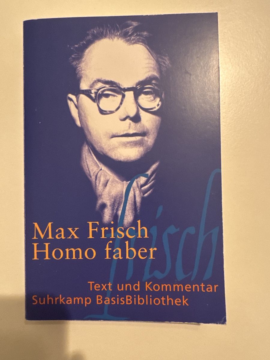 Max Frisch - Homo Faber (Text und Kommentar) Roman 📚 (Gebraucht) in ...