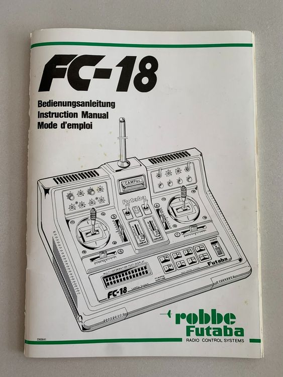 Futaba FC-18 Fernsteuerung inkl. 2 Empfänger PCM 40MHz (Gebraucht) in ...
