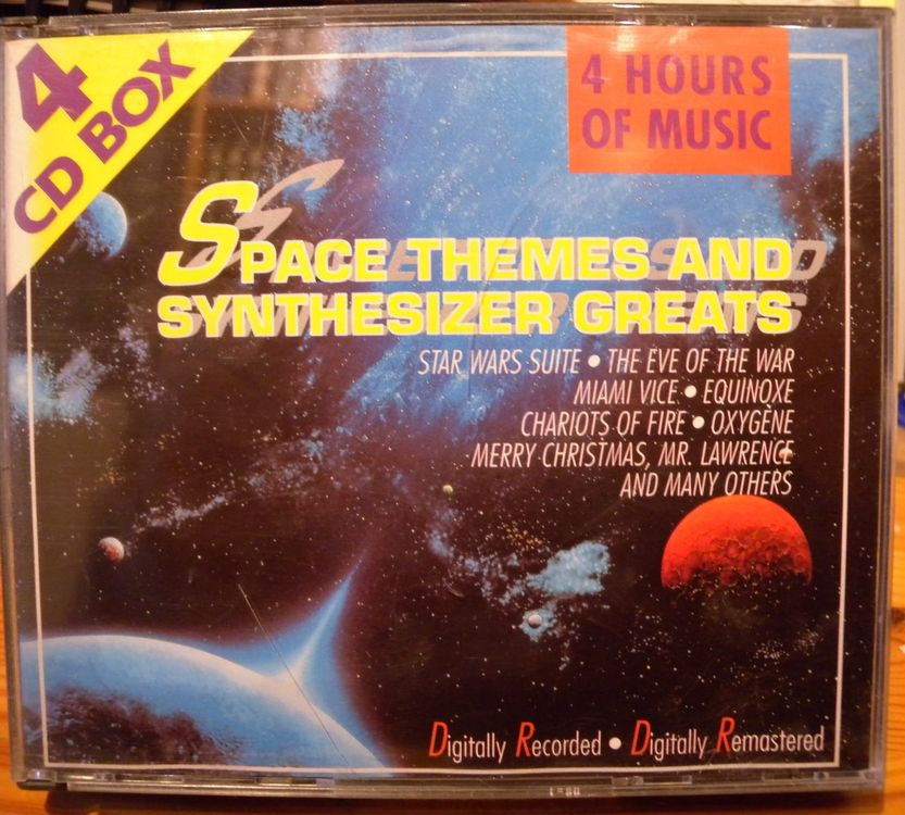 4CD-Box Space Themes und Synthesizer Hits (Gebraucht) in Hauenstein für ...
