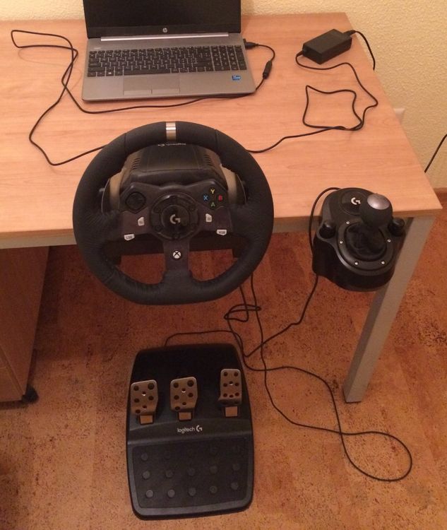 Logitech G920 Gaming Lenkrad inkl. Pedale und Shifter | Kaufen auf Ricardo