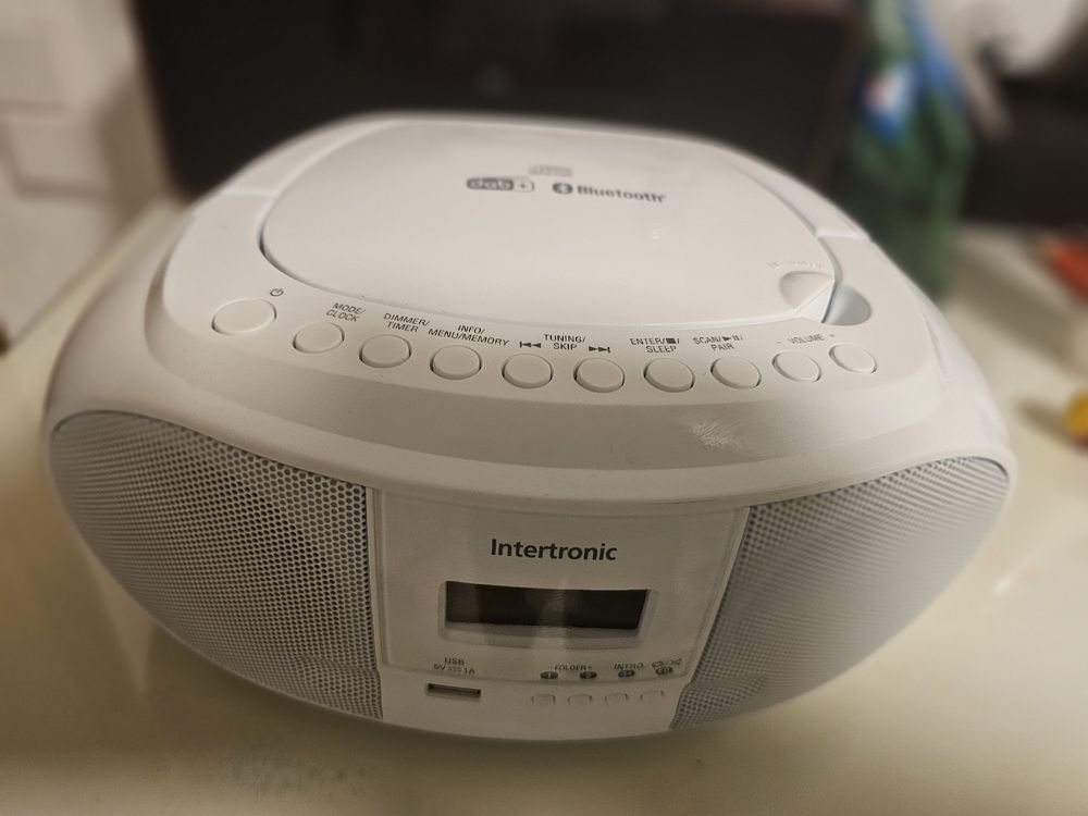 Intertronic CD-Radio, DAB+, Bluetooth, USB, Weiss, Top! (Gebraucht) in ...