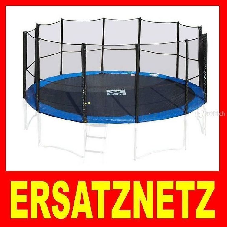 Trampolin 430 8 Stangen Sicherheitsnetz Ersatznetz (Neu und originalverpackt) in Emmen für CHF ...