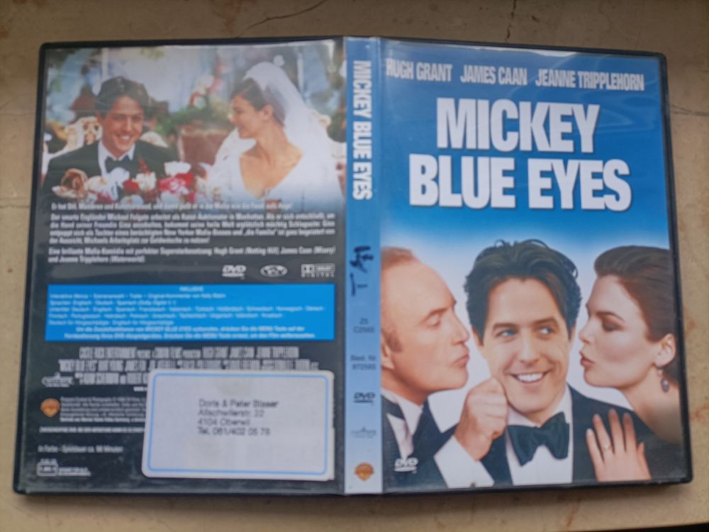 Mickey Blue Eyes DVD mit Hugh Grant - Romantikkomödie! (56) (Gebraucht ...